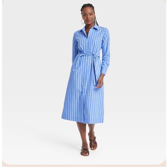 Universal Thread | Dresses | Target Blue Striped Dress | Poshmark